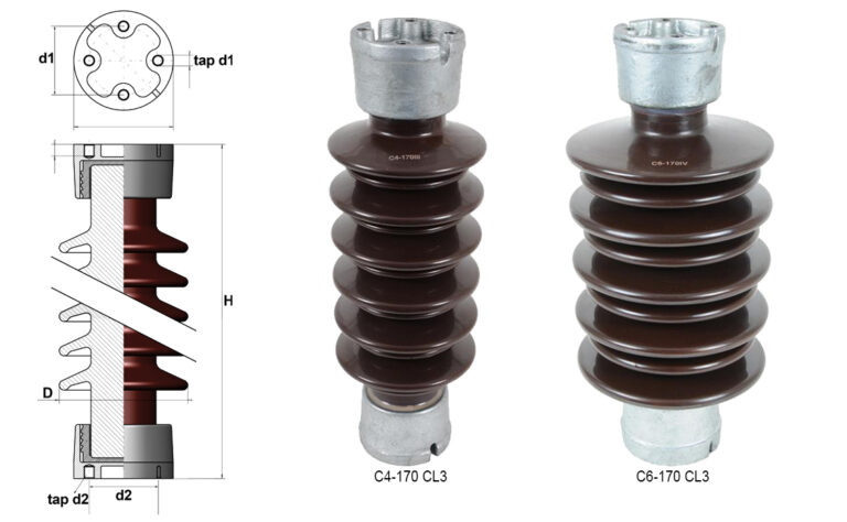 Porcelain post insulators for outdoor – Biname electrical insulators