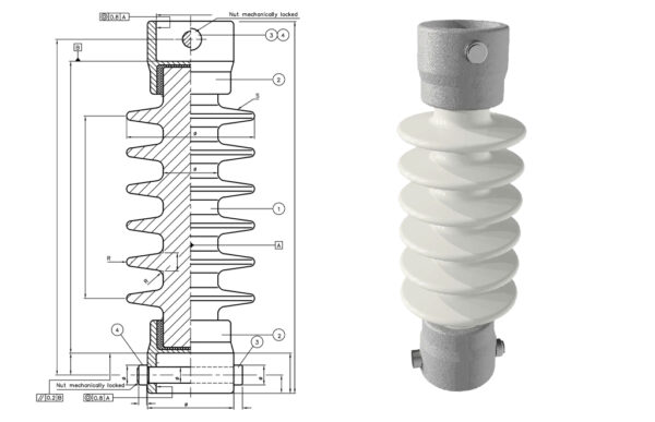 ESP – Rotary shaft Insulators – Biname electrical insulators