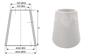 Conical support ESP insulators – Biname electrical insulators