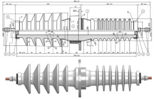 ESP – Wall bushing insulators – Biname electrical insulators
