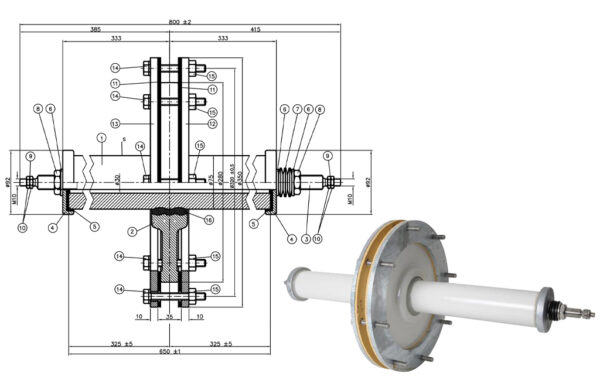 ESP – Wall bushing insulators – Biname electrical insulators