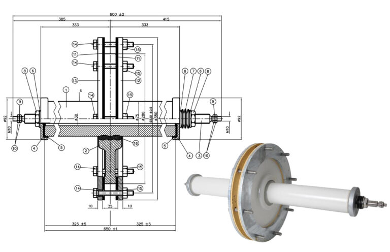 ESP – Wall bushing insulators – Biname electrical insulators