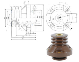 Epoxy terminal motor bushings – Biname electrical insulators