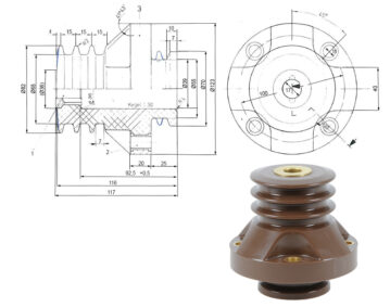 Epoxy terminal motor bushings – Biname electrical insulators