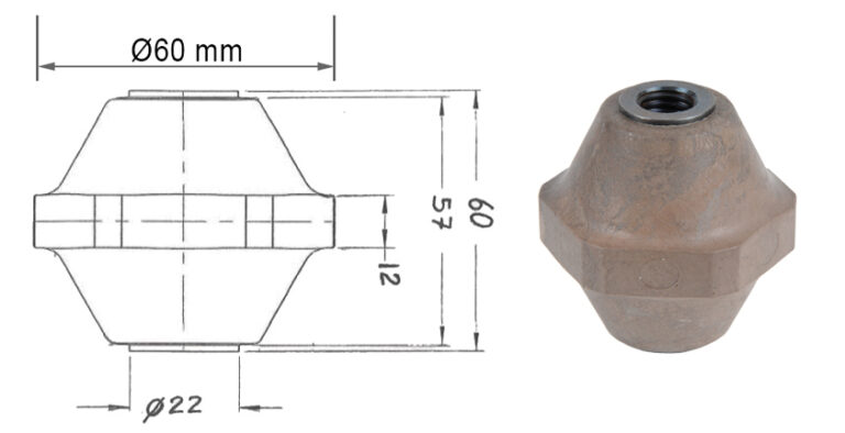 Mycalex stand-off insulators – Biname electrical insulators