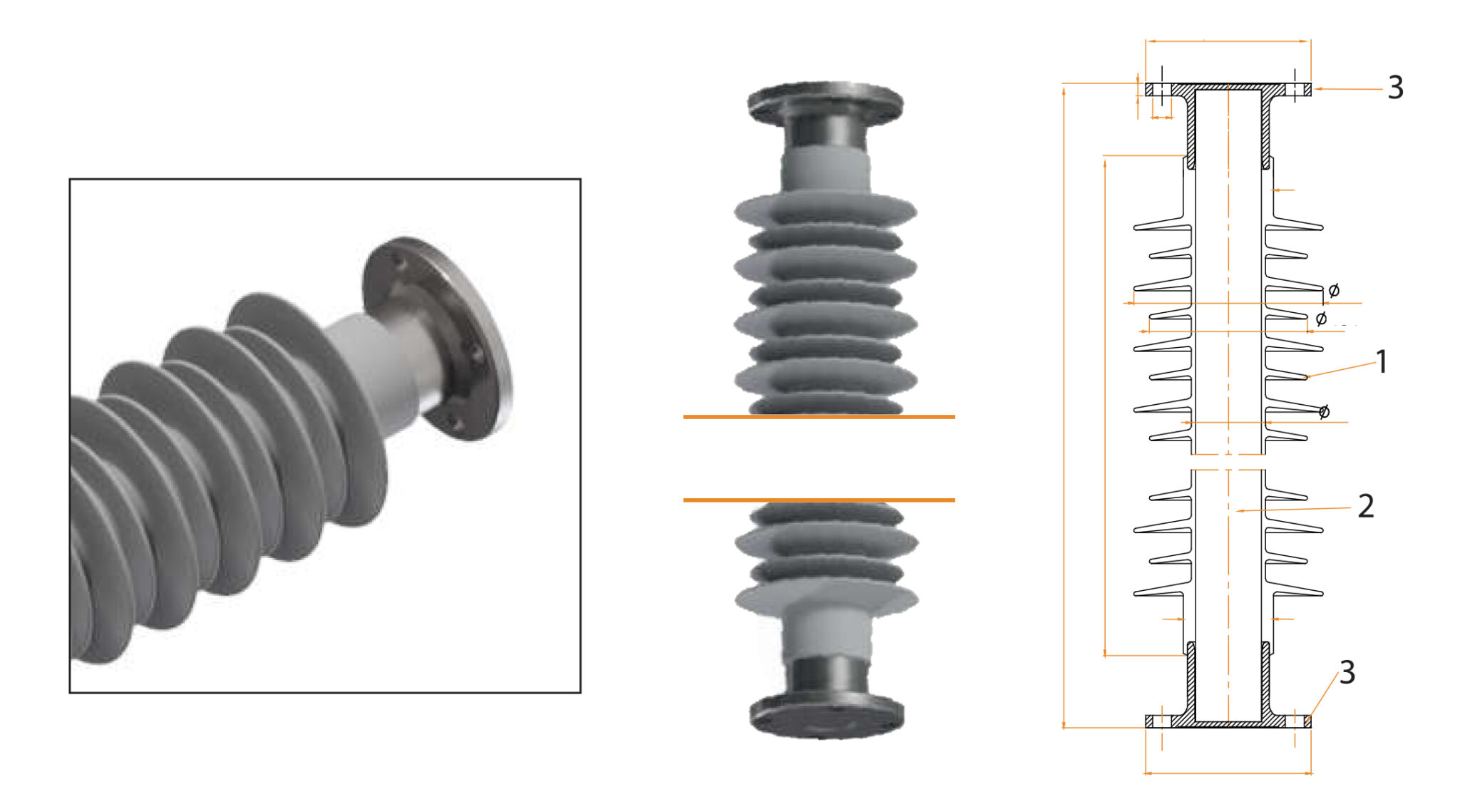 Polymer post insulators – Biname electrical insulators